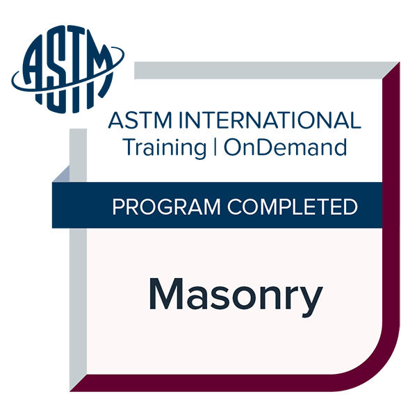 Masonry Program Completion - Credly