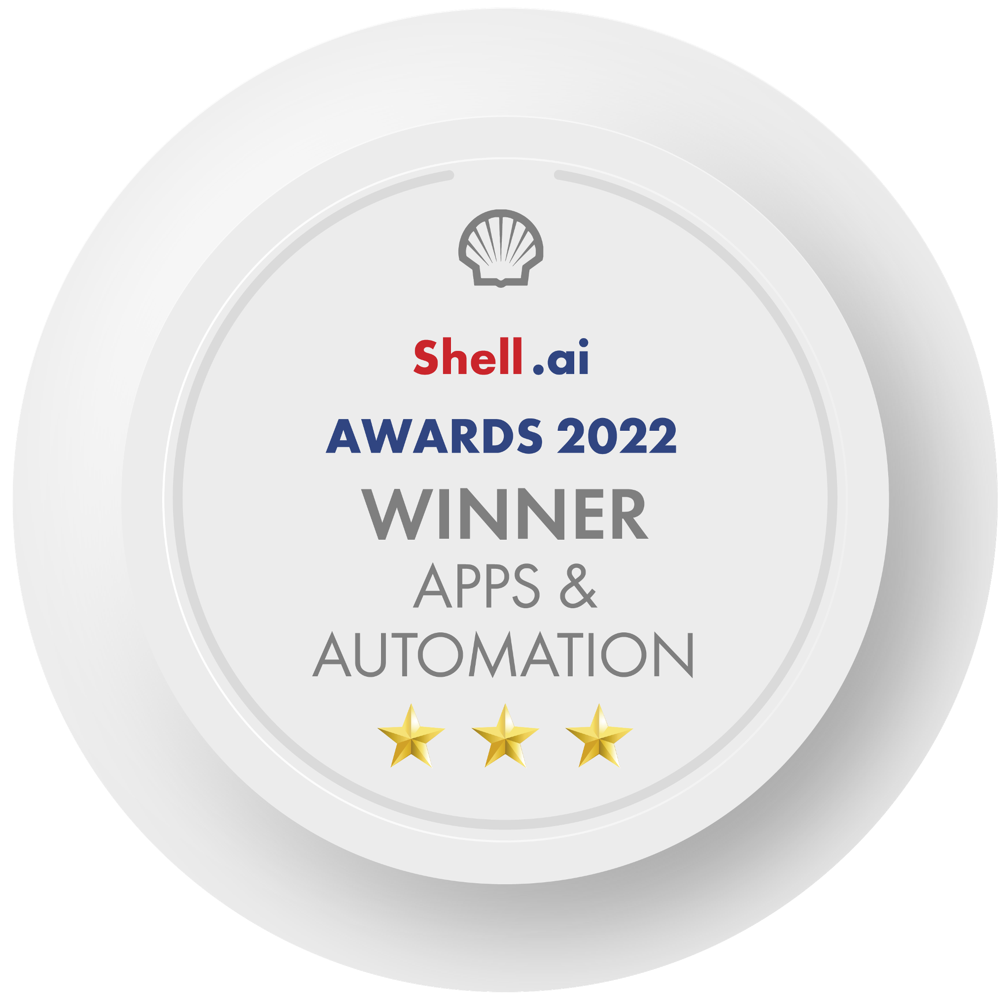 Shell.ai Awards 2022|Apps and Automation Category - Winner - Credly