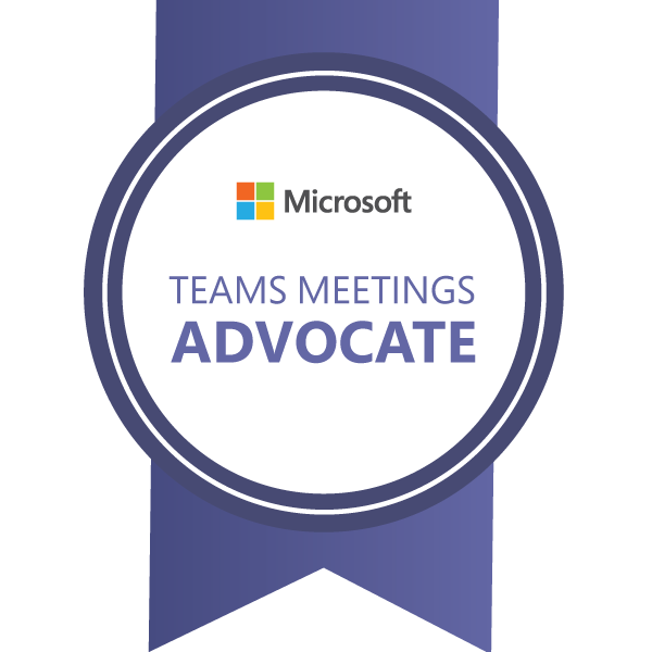 Microsoft Teams Meeting Advocate - Credly