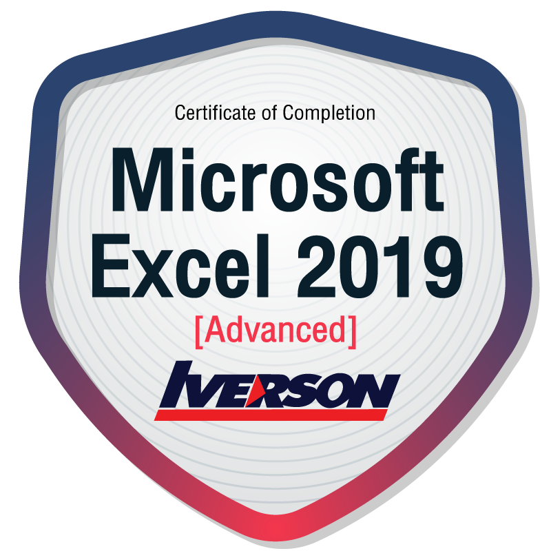 Microsoft Excel 2019 (Advanced) - Credly