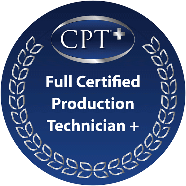Certified Production Technician Plus (CPT+) Certification - Credly