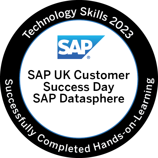 Technology Skills 2023 - SAP UK Customer Success Day SAP Datasphere ...