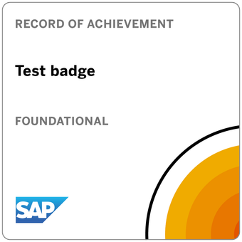 TEST BADGE 2 - Credly