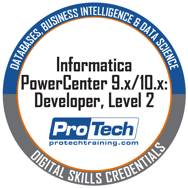 Informatica PowerCenter 9.x/10.x: Developer, Level 2 - Credly