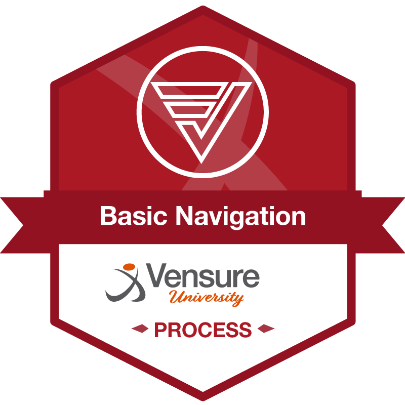 Process Badge: Basic Navigation in Vfficient - Credly