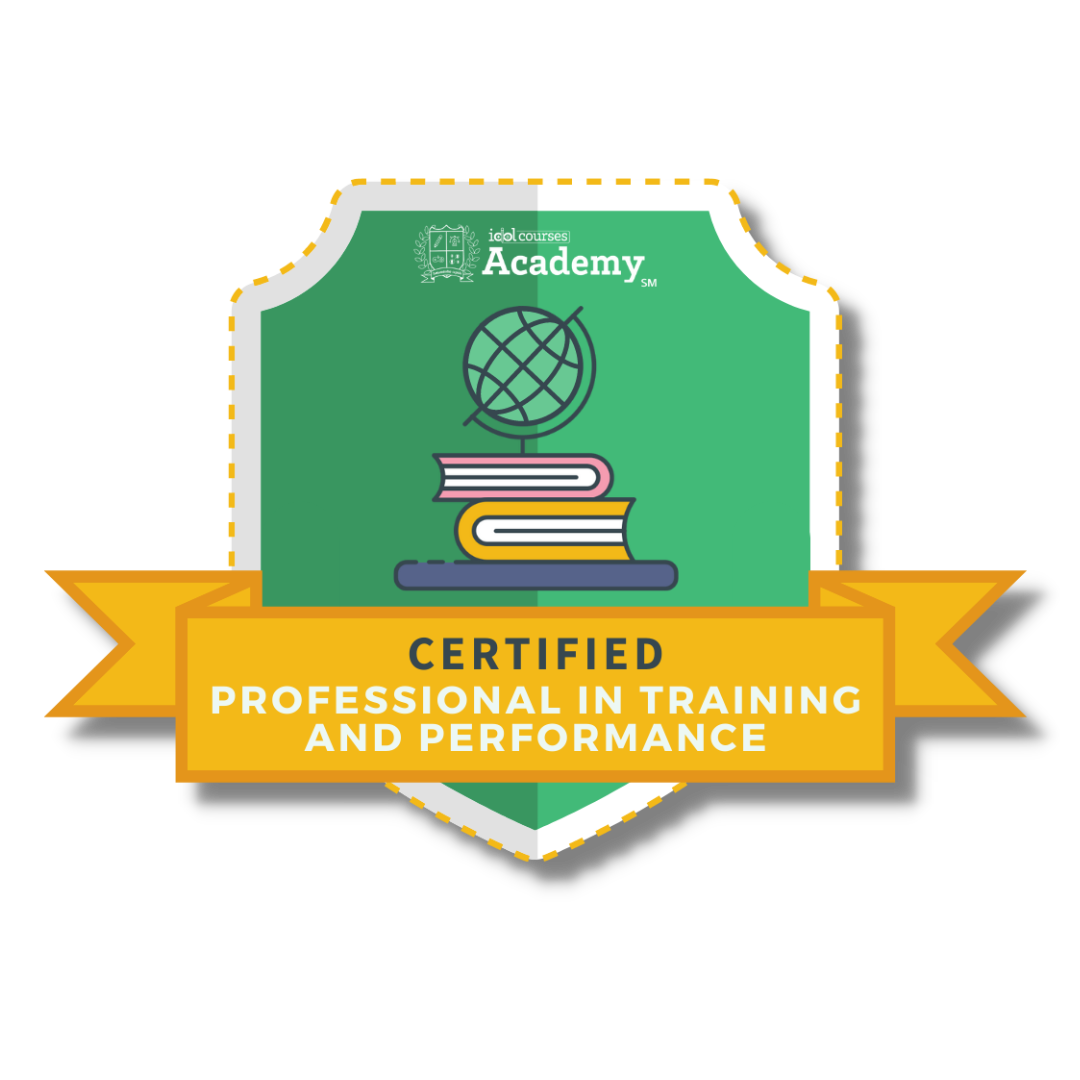 Certified Professional in Training & Performance - Credly