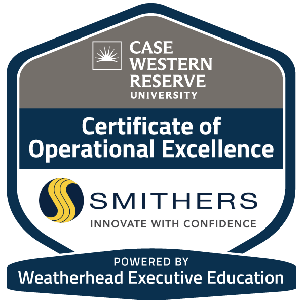 Weatherhead Executive Education: Smithers Certificate of Operational ...