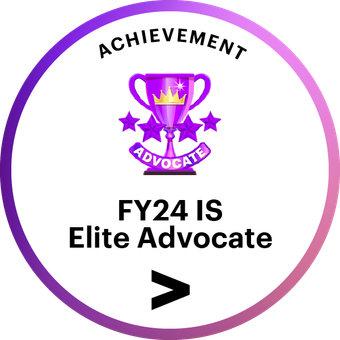 FY24 IS Elite Advocate - Credly