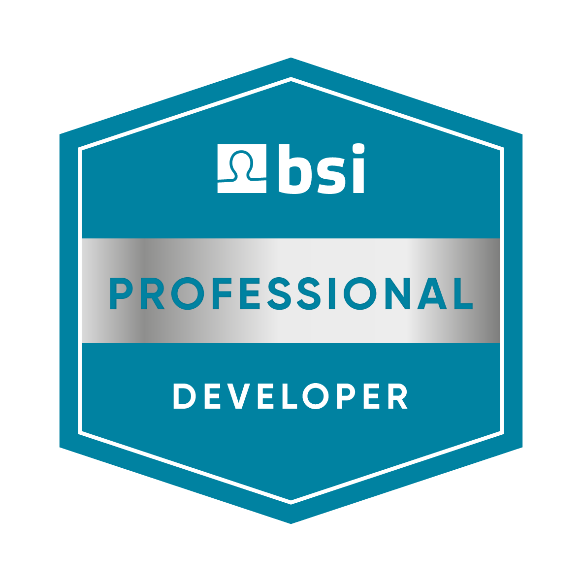 BSI Certified Professional Developer - Credly