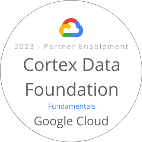 2023 Partner enablement: I completed Cortex Data Foundation ...