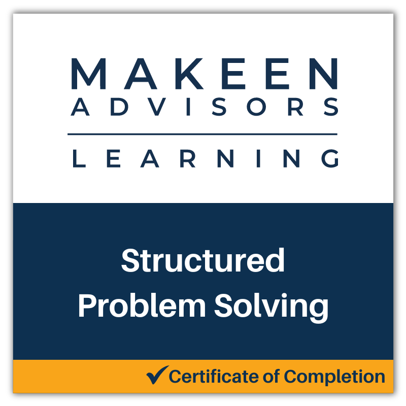 Structured Problem Solving - Credly