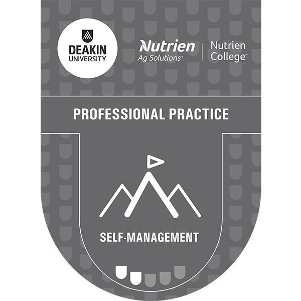 Self-management Proficient - Credly