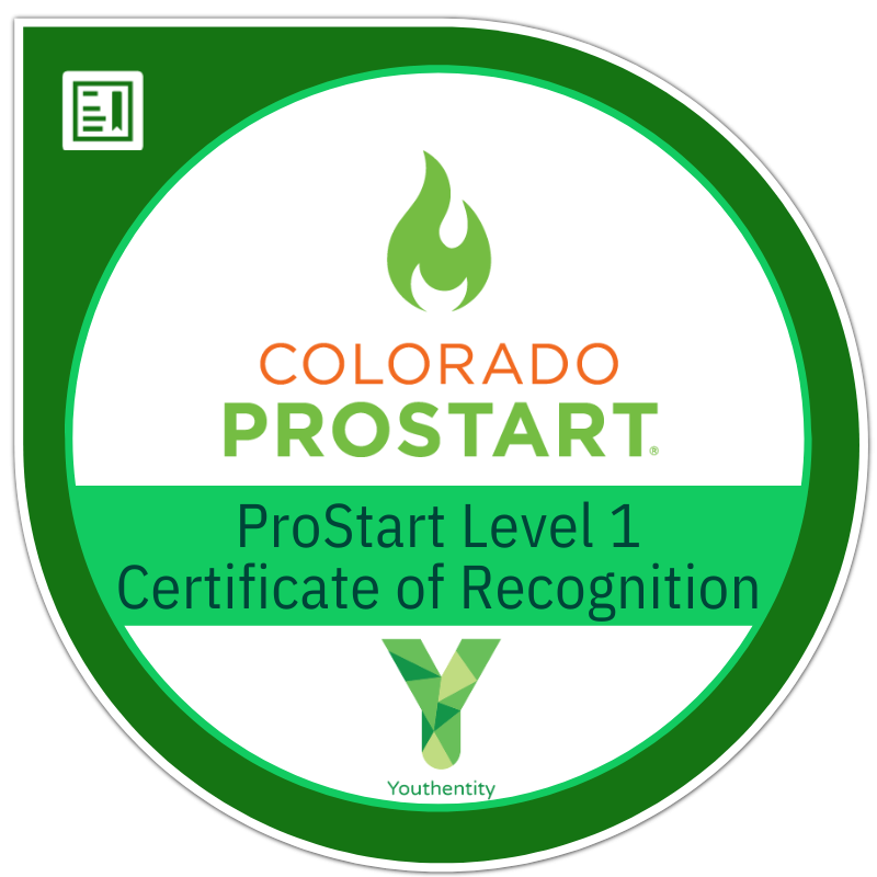 ProStart Level 1 - Credly