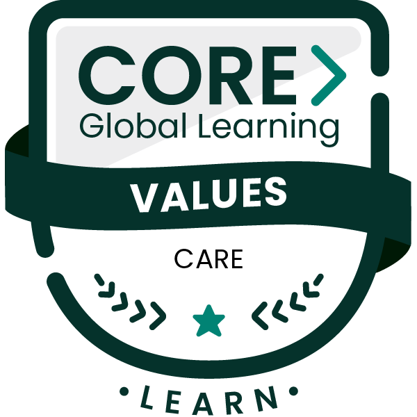 CORE Values - Care - LEARN - Credly