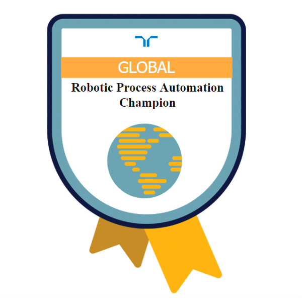 Robotic Process Automation Champion - Credly