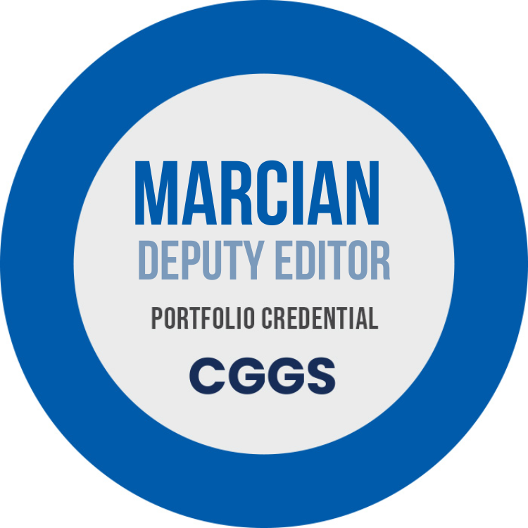 Marcian Deputy Editor (Portfolio) - Credly