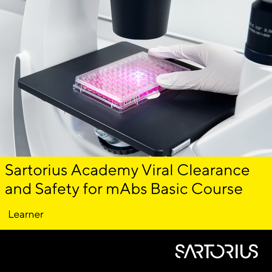 Sartorius Academy Viral Clearance and Safety for mAbs Basic Course - Credly