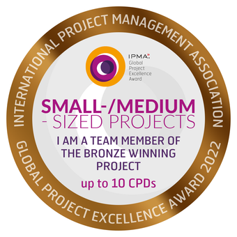 IPMA Global Project Excellence Award 2022 Bronze Winner (Small-/Medium ...