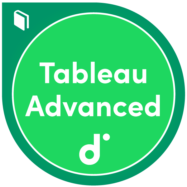 Kursteilnahme: Tableau Advanced - Credly