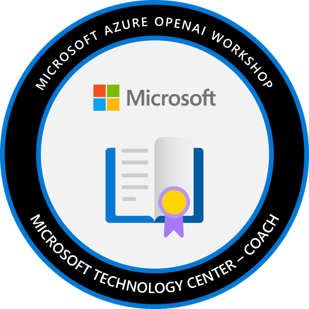 Microsoft Azure OpenAI Workshop Coach - Credly