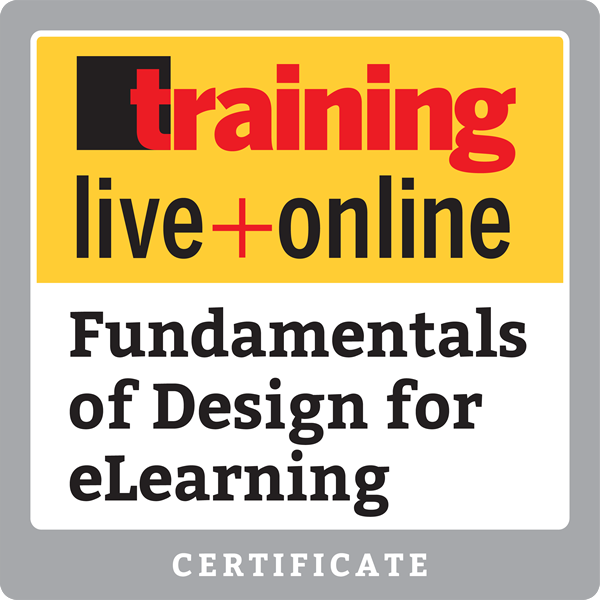 Fundamentals of Design for eLearning Certificate - Credly
