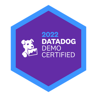 Datadog AWS Ambassador Demo Certification - Credly