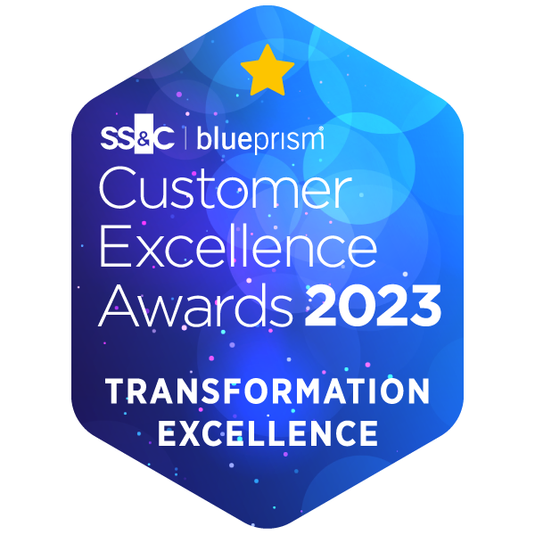 2023 Customer Excellence Awards Winner - Transformational Excellence - Credly