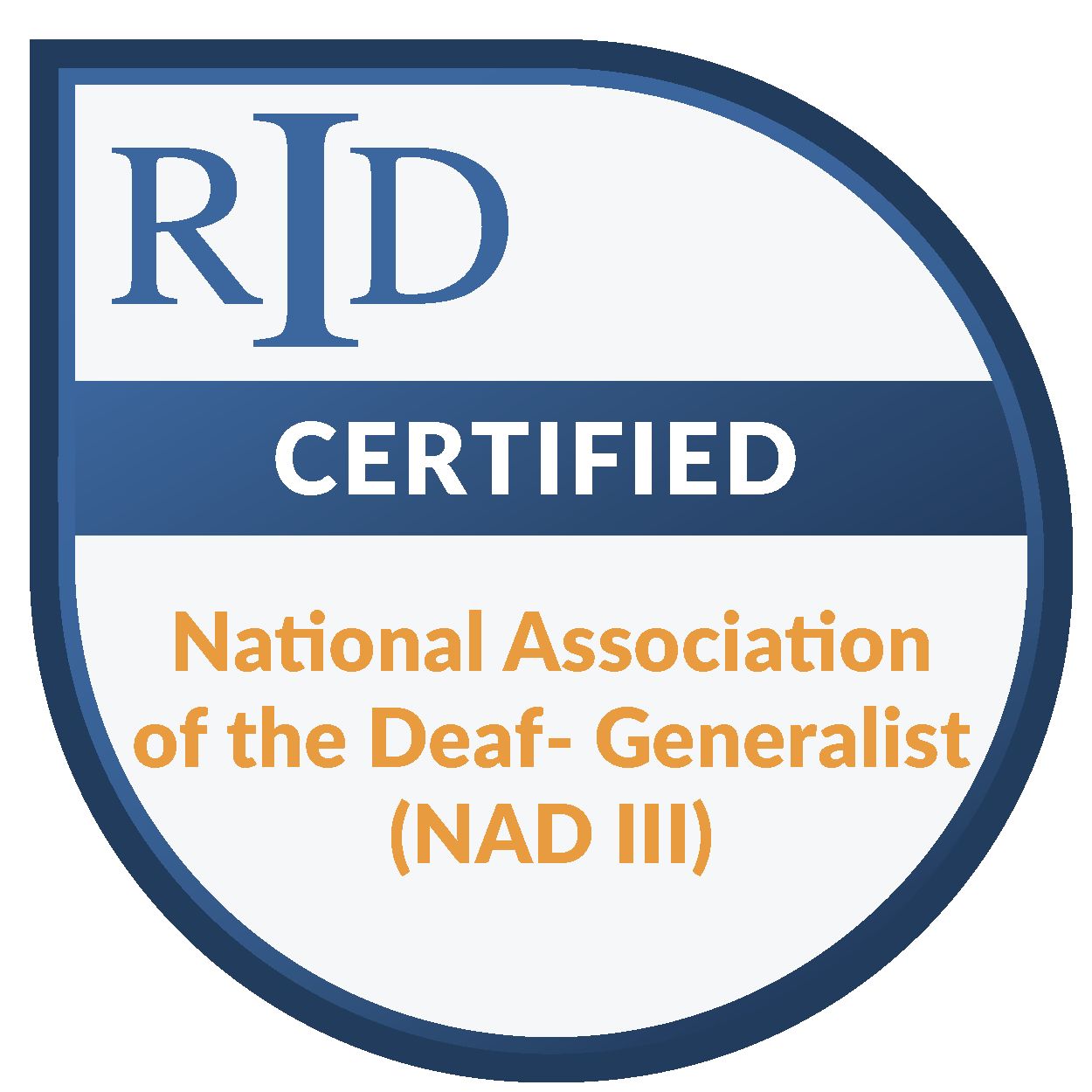 National Association of the Deaf- III (NAD III) - Credly