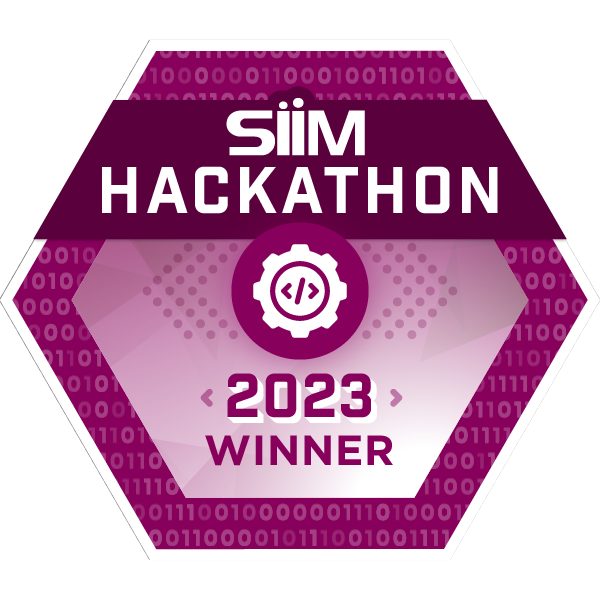 SIIM - Hackathon 2023 Winner - Credly