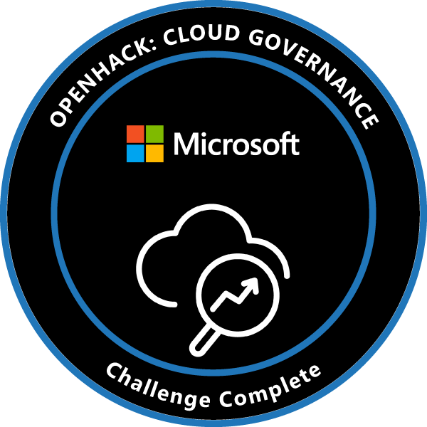 OpenHack: Cloud Governance - Credly