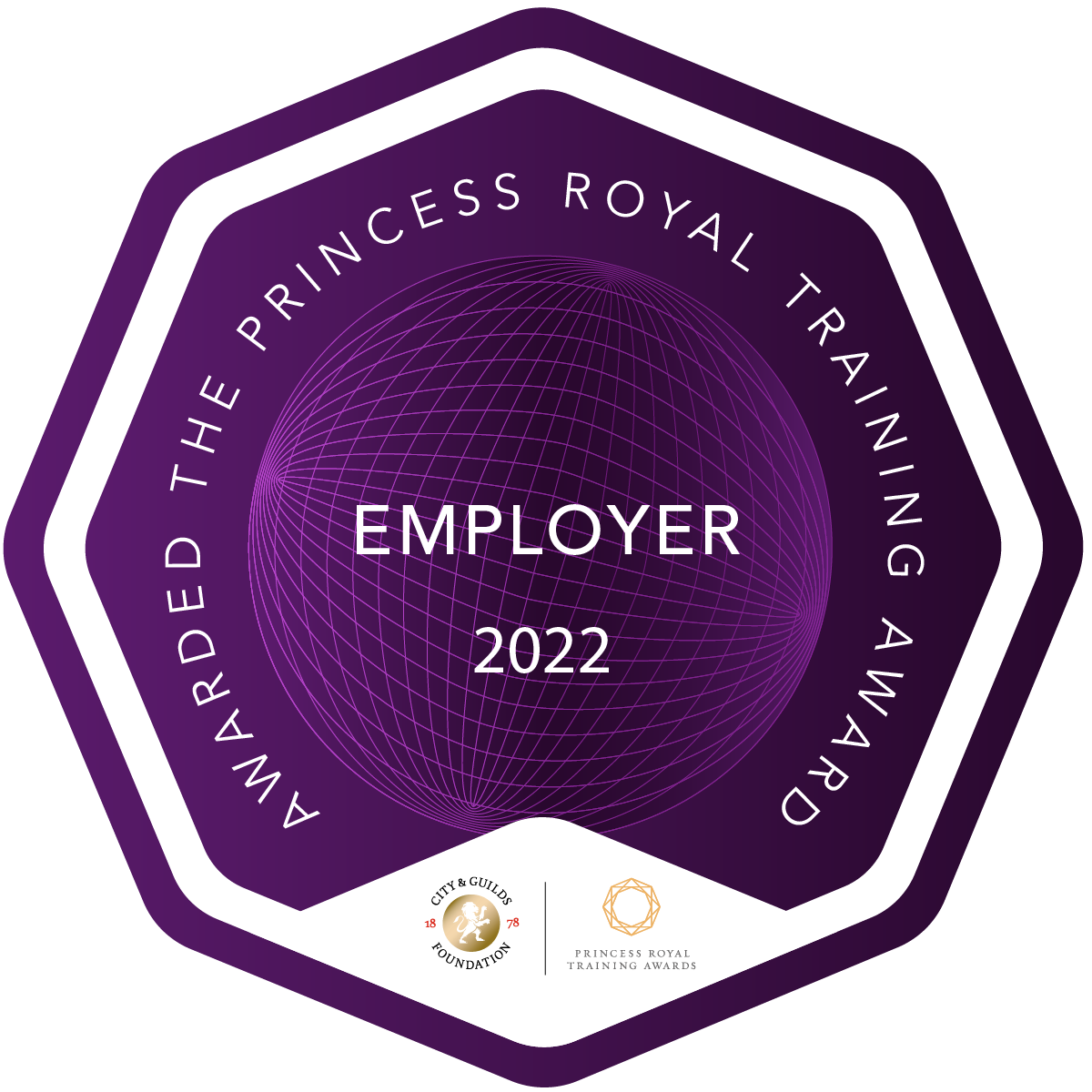 Princess Royal Training Awards Employer 2022 - Credly