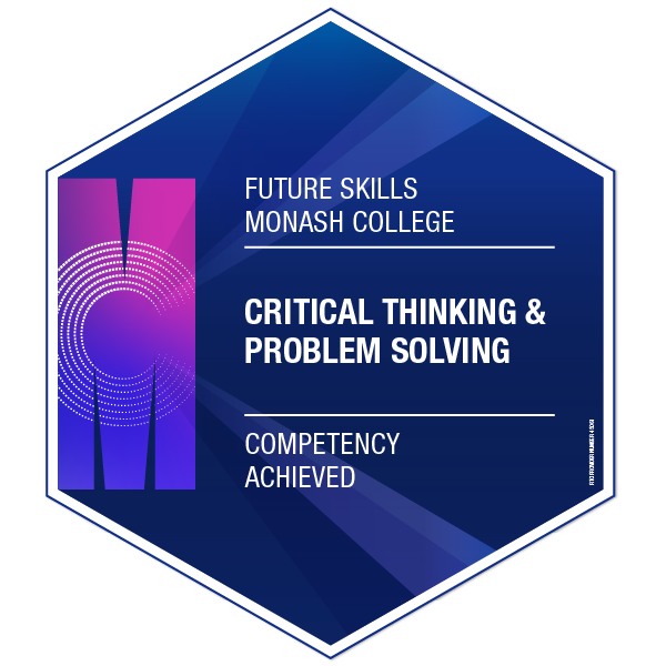 Critical Thinking and Problem Solving - Building Team Capability Certification - Credly