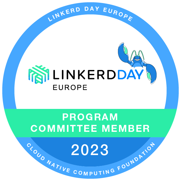 Linkerd Day 2023 Program Committee Member Badge - Credly