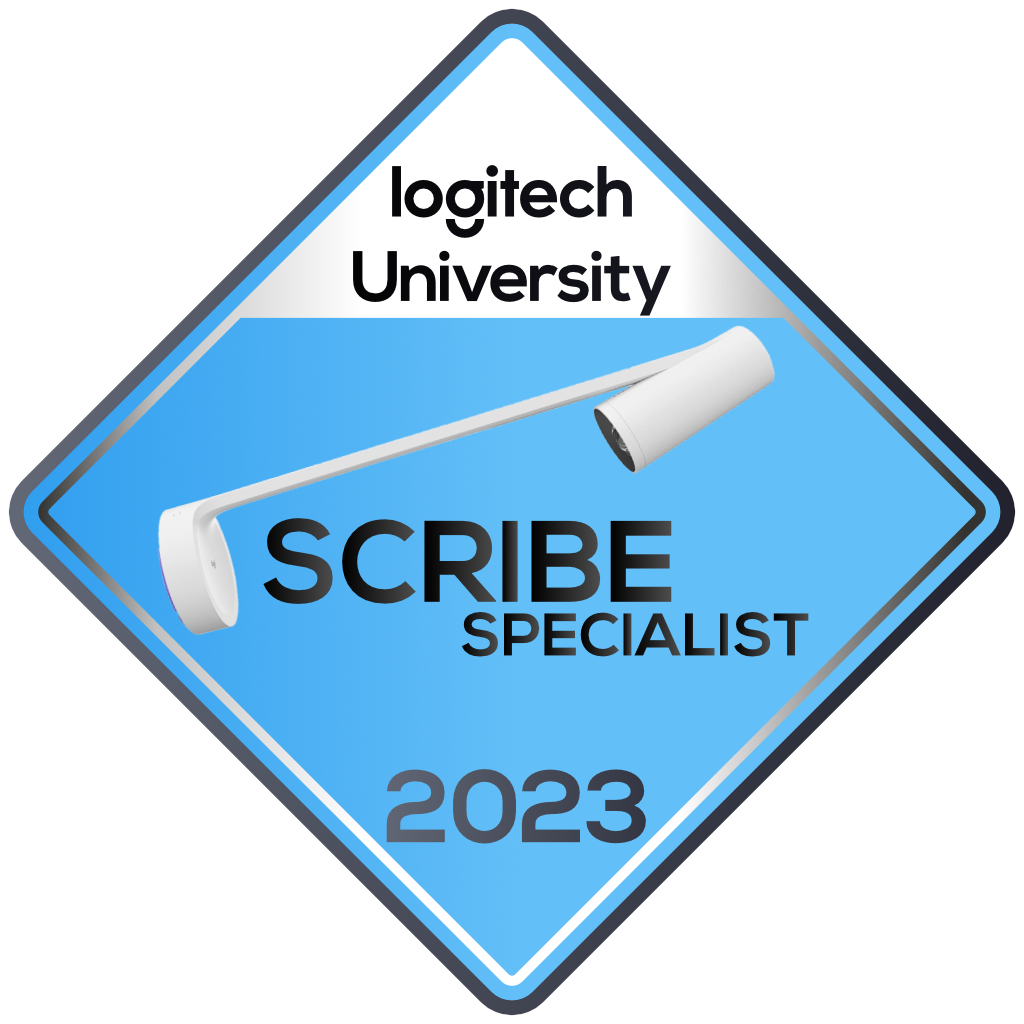 Logitech Scribe Specialist 2023 - Credly