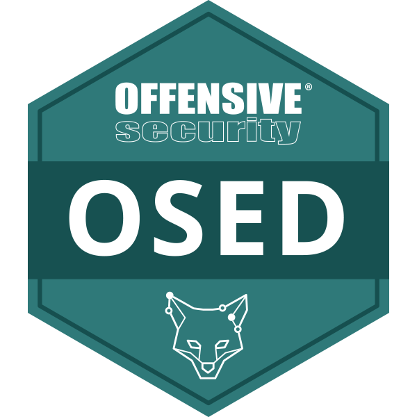 Offensive Security Exploit Developer (OSED) - Credly