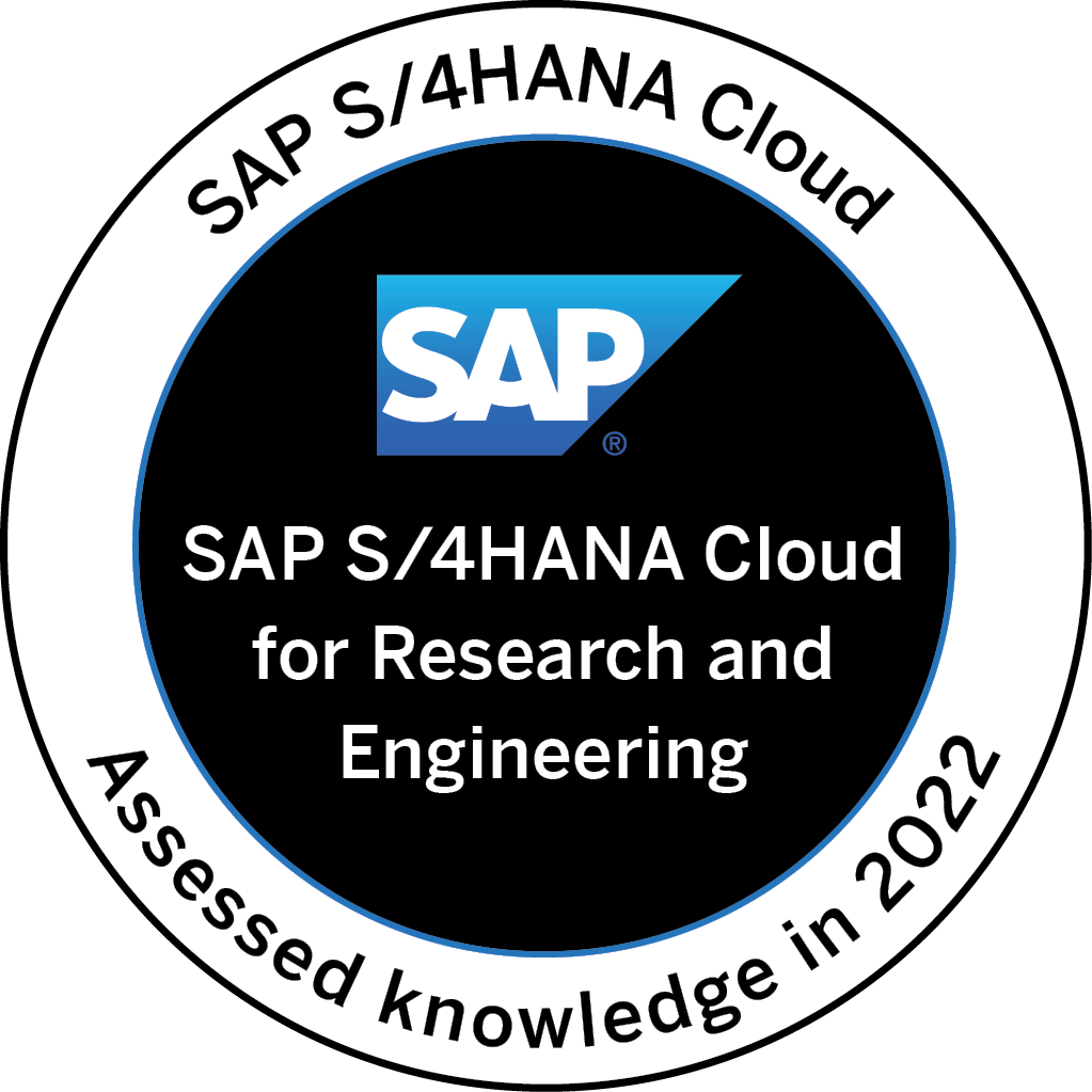 SAP S/4HANA Cloud - SAP S/4HANA Cloud for Research and Engineering - Credly