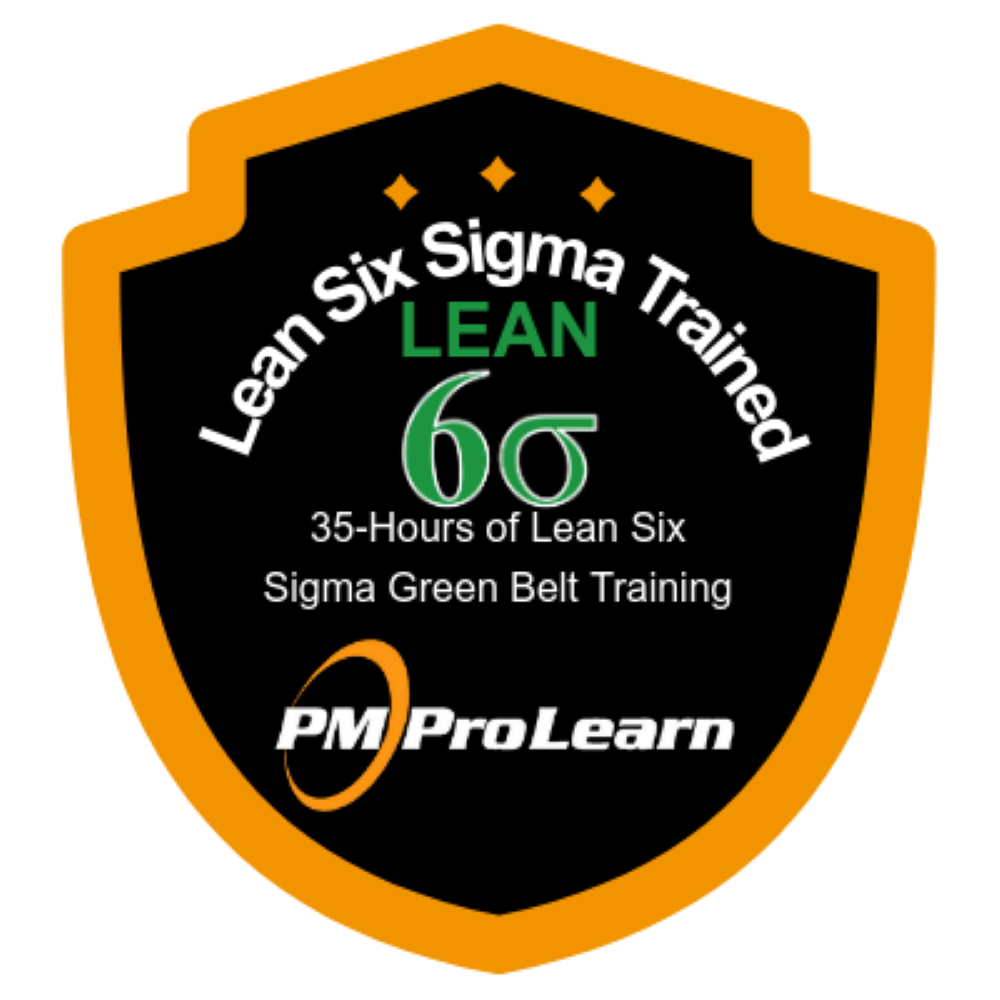 Lean Six Sigma - Green Belt training by PM-ProLearn - Credly