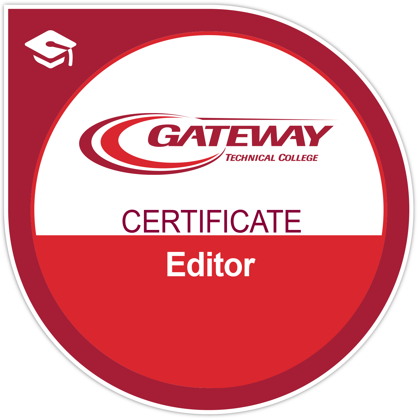 Editor Certificate - Credly