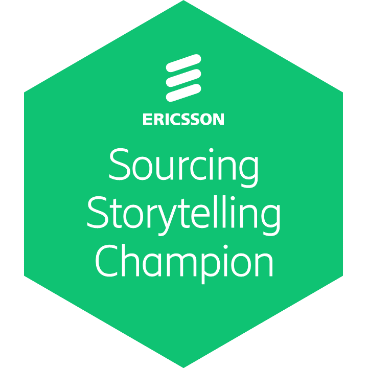Sourcing Storytelling Champion - Credly