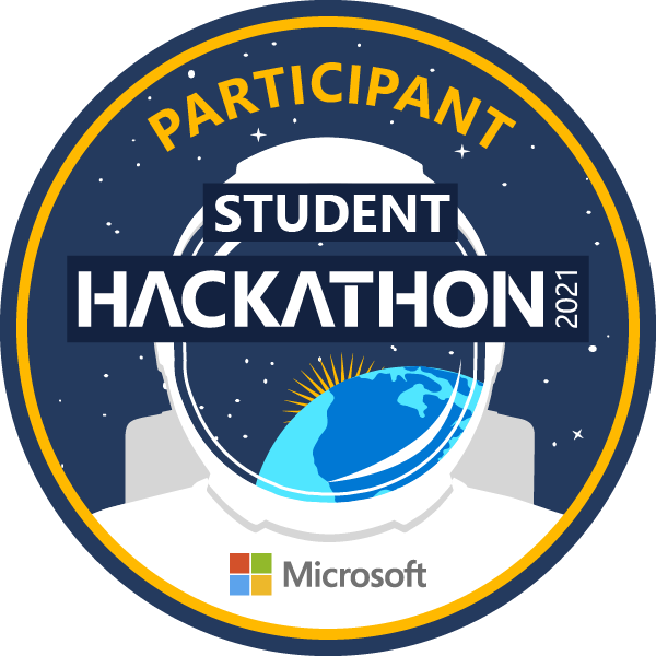 Microsoft Student Hackathon 2021 - Credly