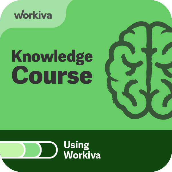 Using Workiva - Credly