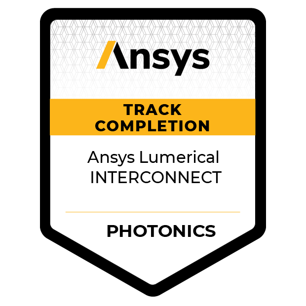 Ansys Track Completion: Ansys Lumerical INTERCONNECT - Credly