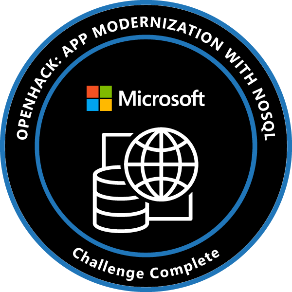 OpenHack: App Modernization with NoSQL - Credly