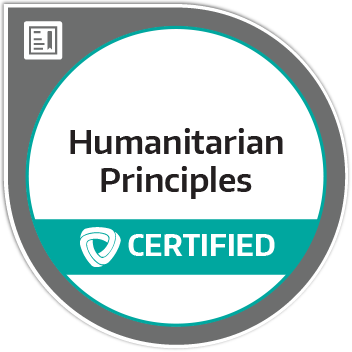 Certification in Applying Humanitarian Principles in Practice - Credly
