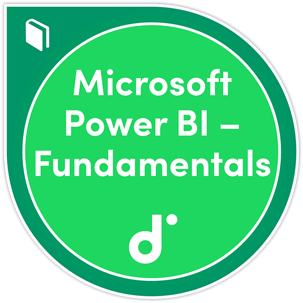 Participation in the course: Microsoft Power BI – Fundamentals - Credly