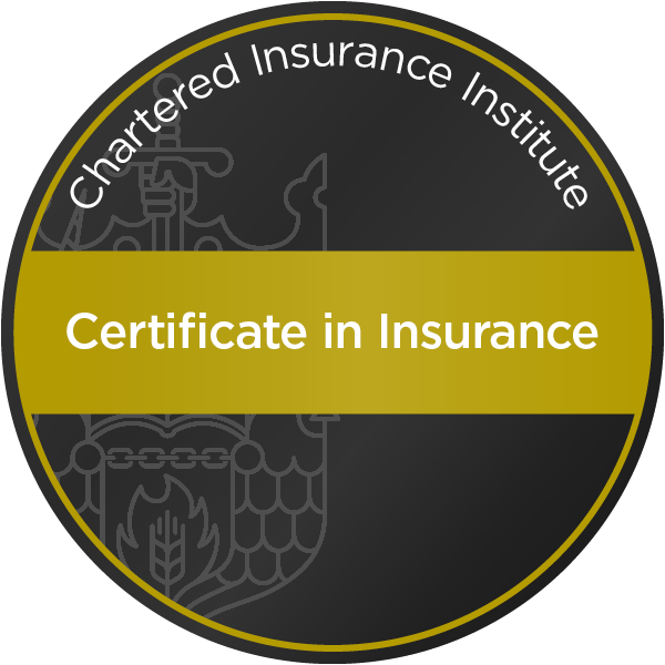 Test Certificate in Insurance badge - Credly