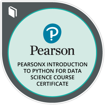 PearsonX Microsoft Introduction to Python for Data Science Certificate ...