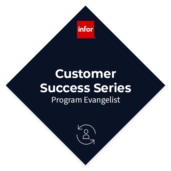 Infor Customer Success Series Program Evangelist - Credly