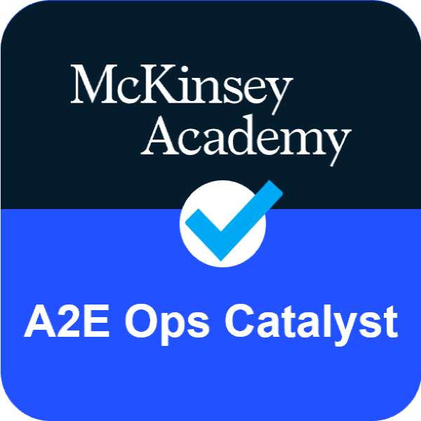 A2E Ops Catalyst - Credly