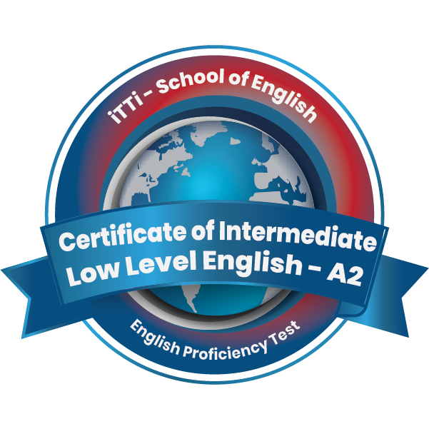 Certificate of Intermediate Low Level English A2 - Credly